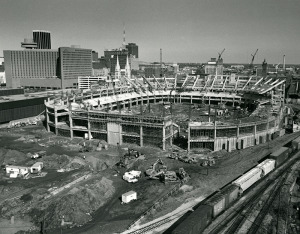 Memory Bank: Constructing the Hoosier Dome – Indianapolis Business Journal