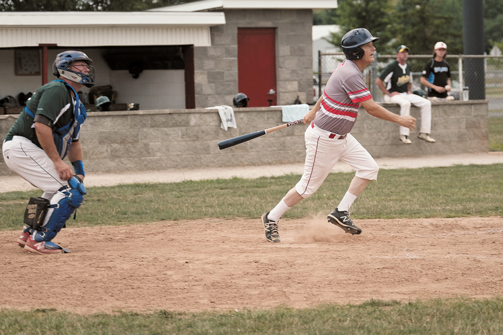 Mike Lopresti: In a league for 45-and-up, it’s still hardball ...