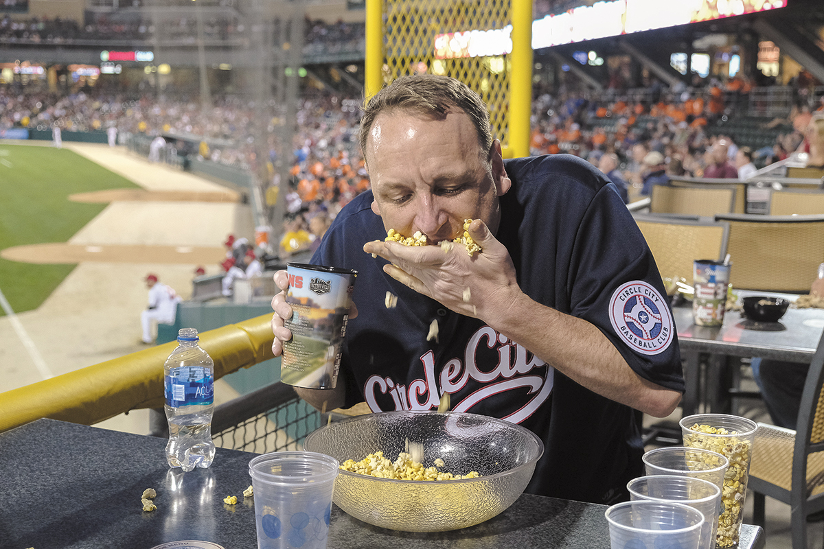 Mike Lopresti: Joey Chestnut to attempt popcorn record at Victory Field ...