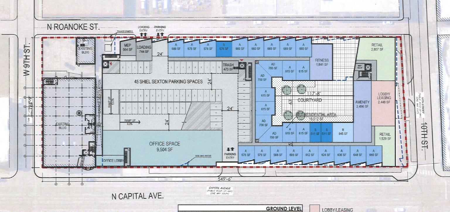 Developer reveals details for downtown mixed-use project south of ...