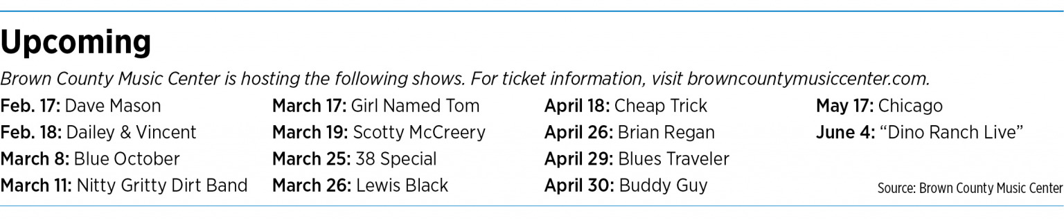 Brown County venue draws stars, sold-out shows – Indianapolis Business ...