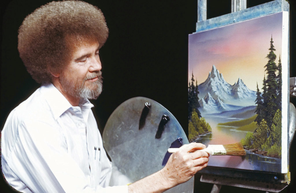 Bob Ross paintings to be auctioned to support public TV stations after ...