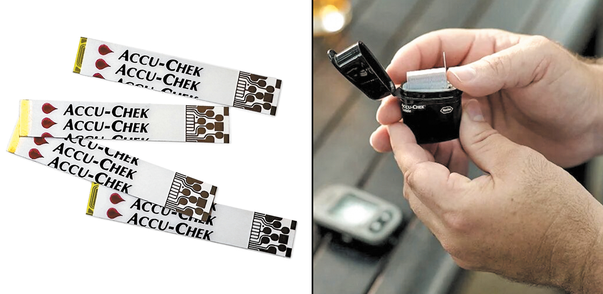 Made in Indiana: Accu-Chek blood-glucose test strips by Roche Diabetes ...