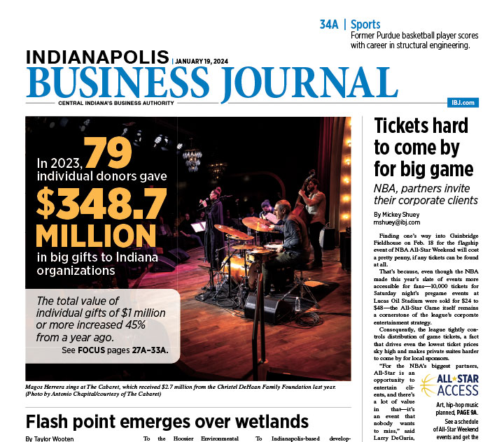 JAN. 19-25, 2024 – Indianapolis Business Journal