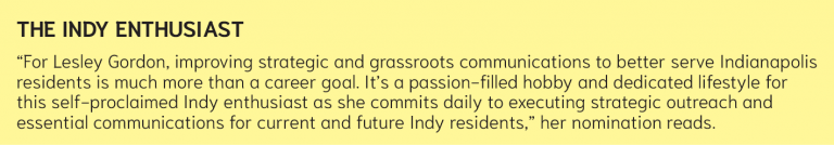 2024 Forty Under 40: Lesley Gordon – Indianapolis Business Journal