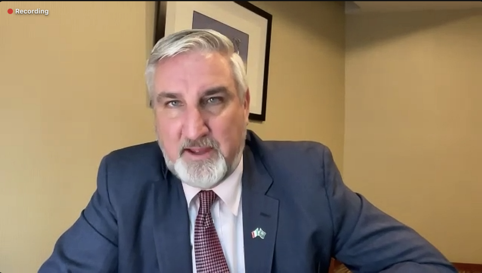 Holcomb talks final months, National Guard border shooting, trip to ...