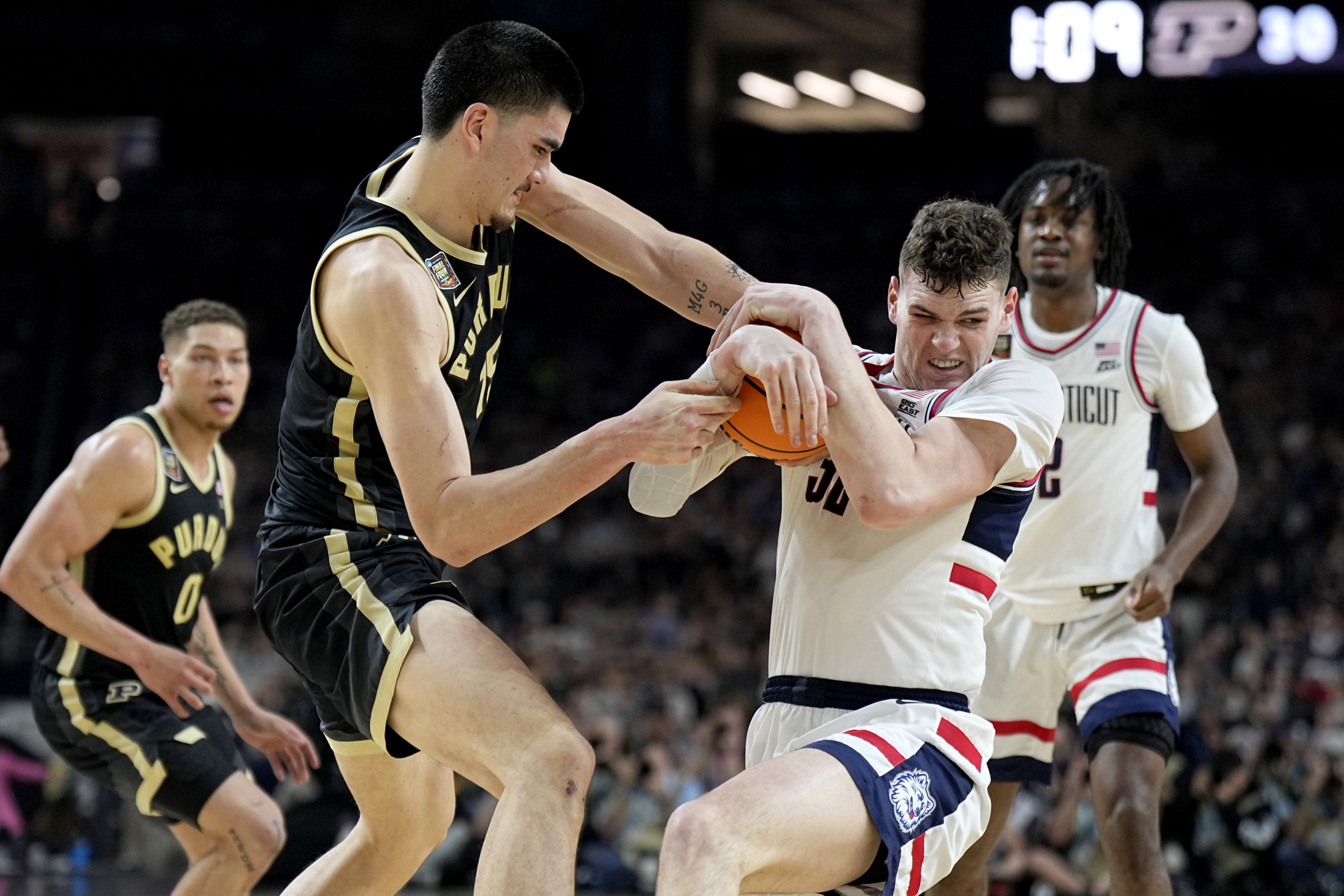 UConn defeats Purdue to become first repeat NCAA men’s basketball ...