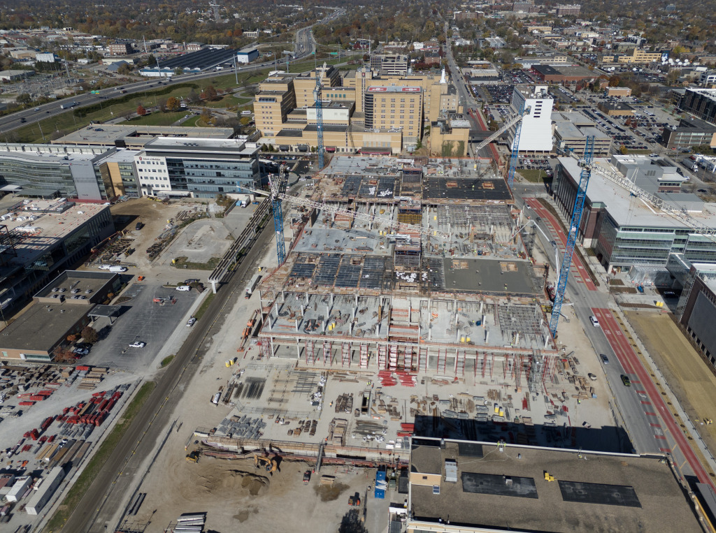 IU Health’s new downtown hospital about 25% complete and on schedule ...