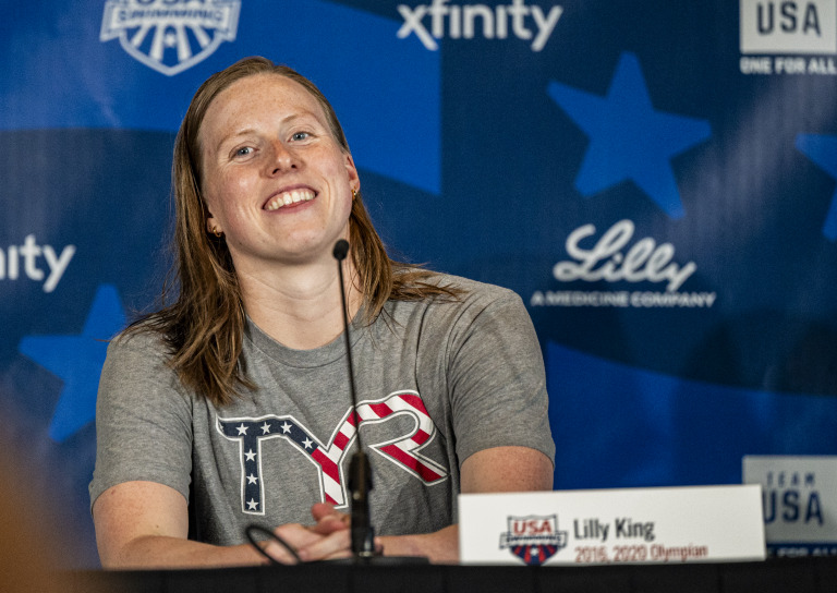 Swimming star Lilly King to make national championships in Indy her ...