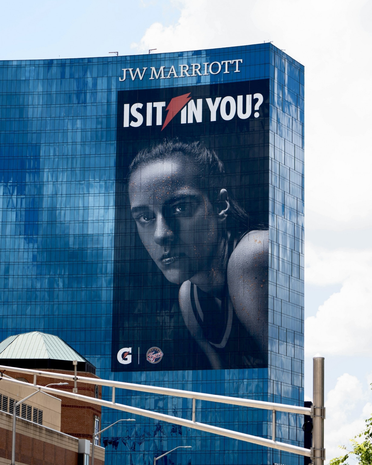 Caitlin Clark-Gatorade ad explores new heights on JW Marriott hotel ...