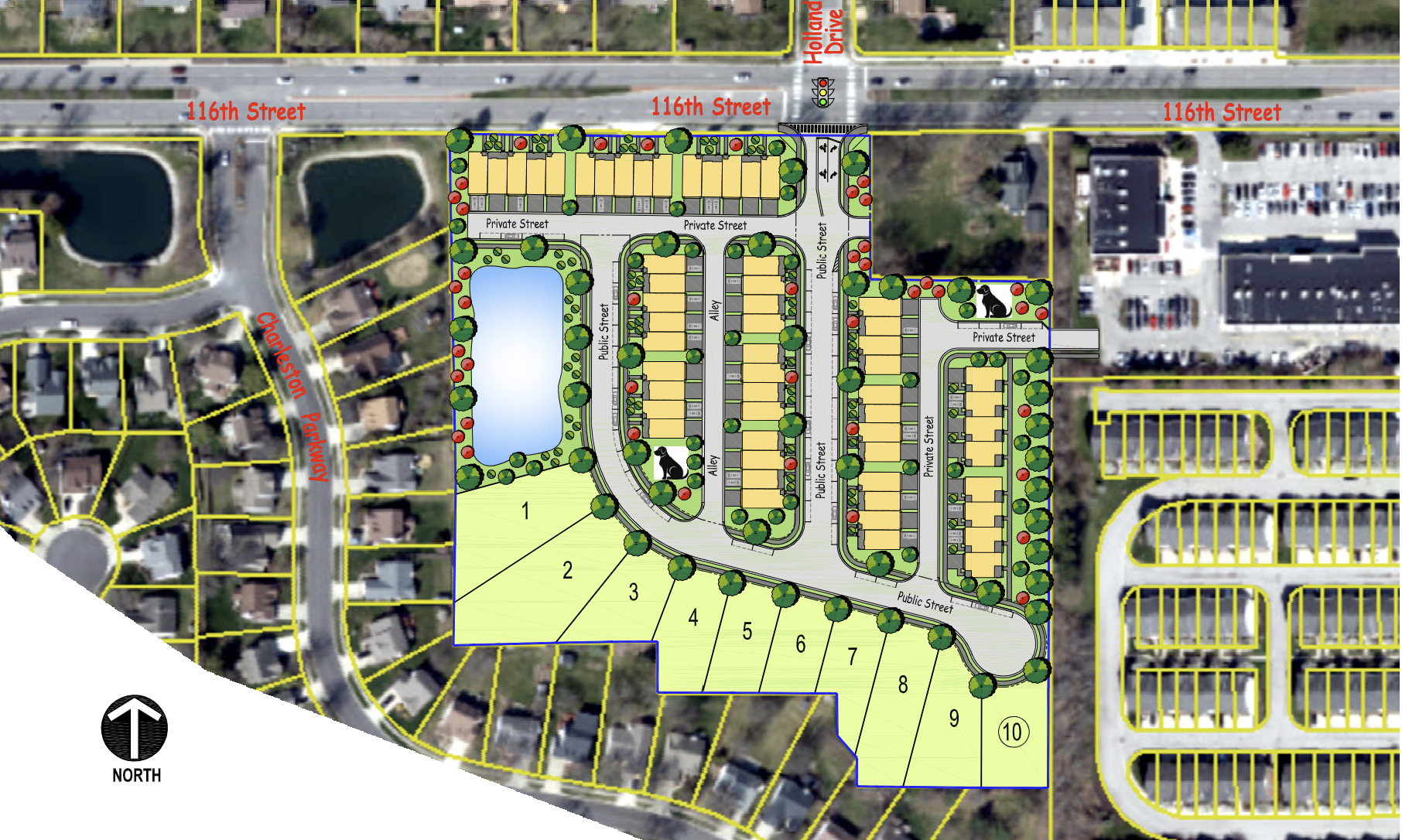 Developers plan single-family houses, town houses at Maple Del site in ...