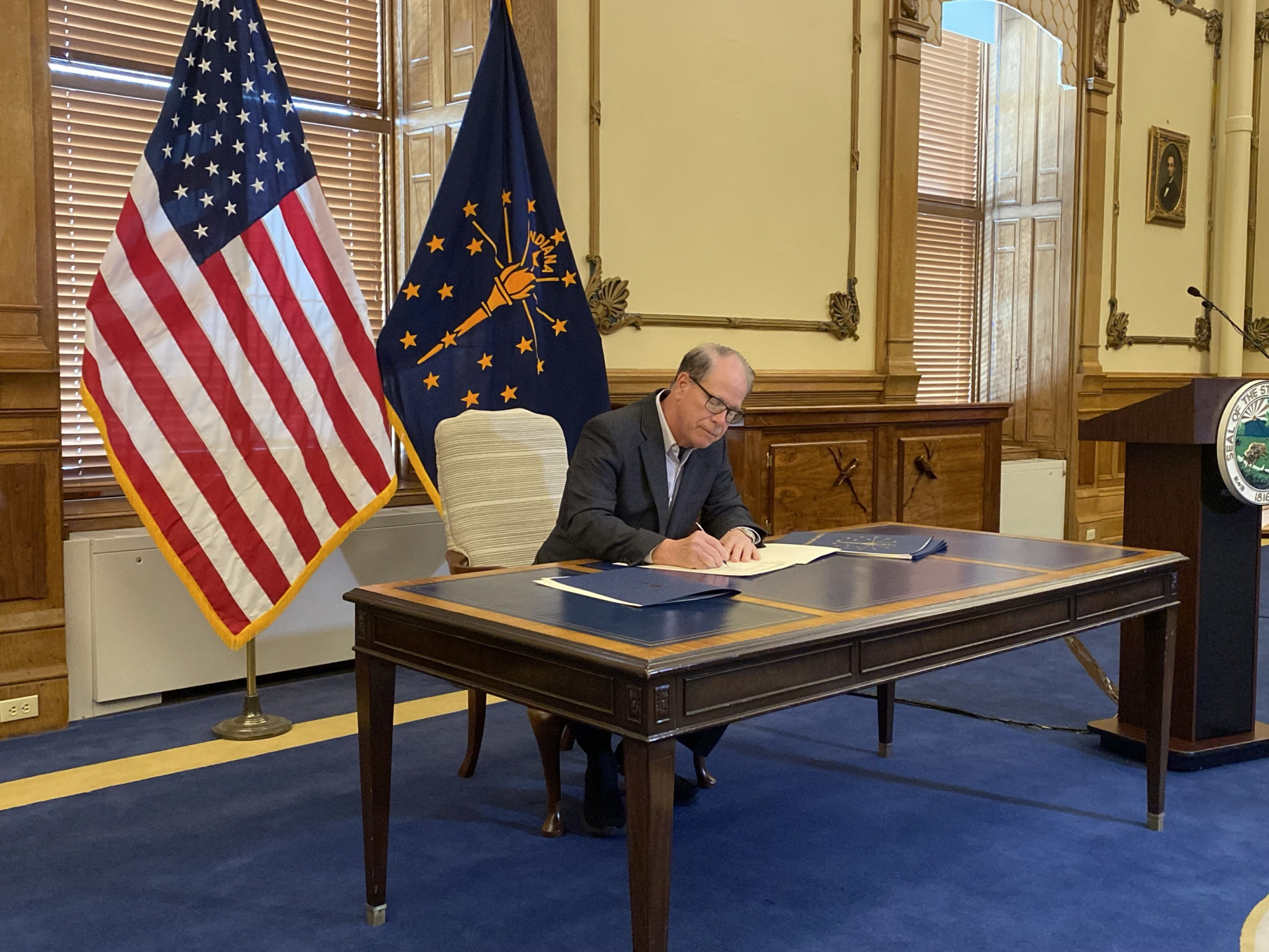 Gov. Mike Braun signs executive orders addressing health care costs ...