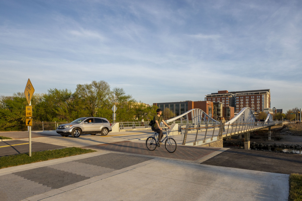 New bridge connects 16 Tech innovation district to greater downtown ...