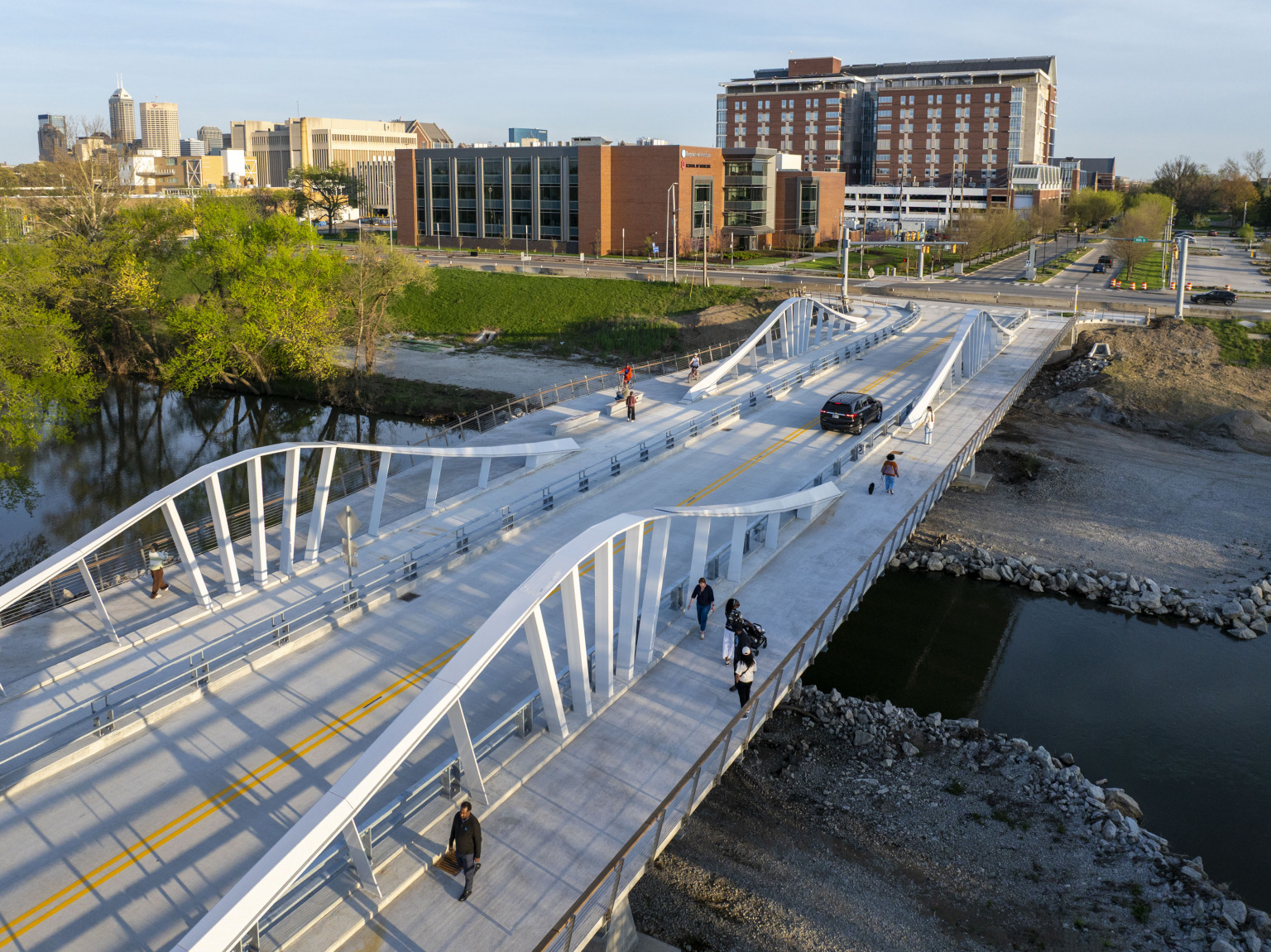 New bridge connects 16 Tech innovation district to greater downtown Indy – Indianapolis Business ...