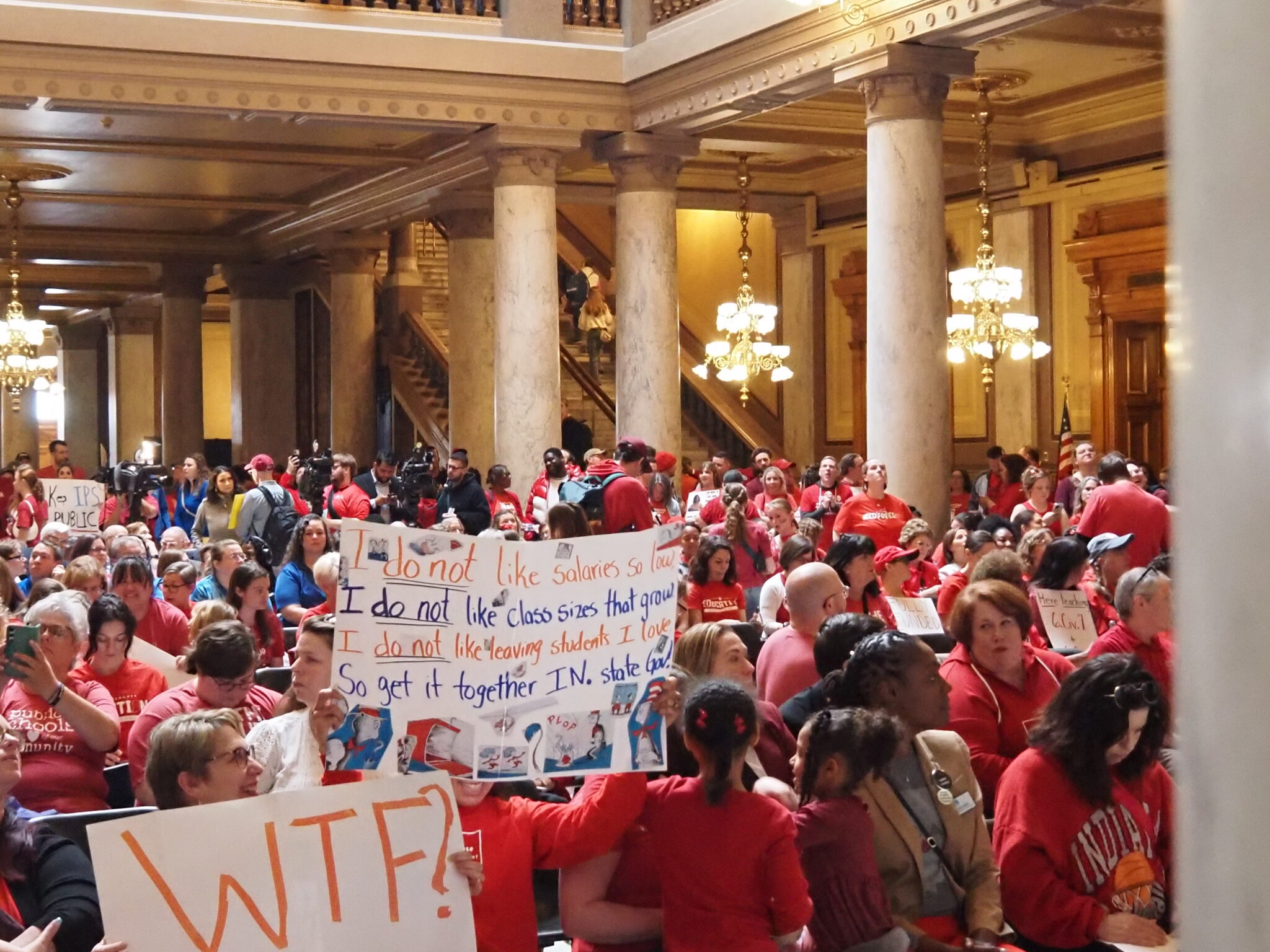 Teachers, parents, students call for ‘fully funded public schools’ at ...