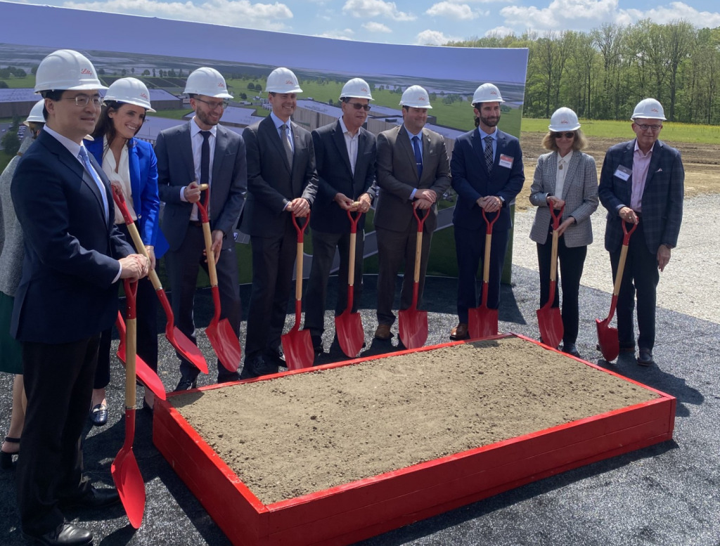 Lilly breaks ground on $4.5B foundry campus in Lebanon’s LEAP District ...