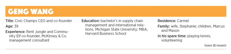 Q&A: Geng Wang works to help organizations that give back – Indianapolis Business Journal