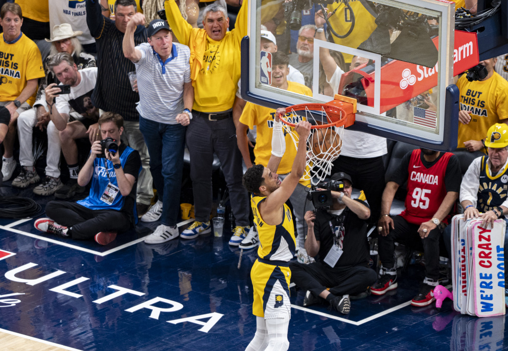Photos: The best moments from Pacers’ win over Thunder in NBA Finals ...