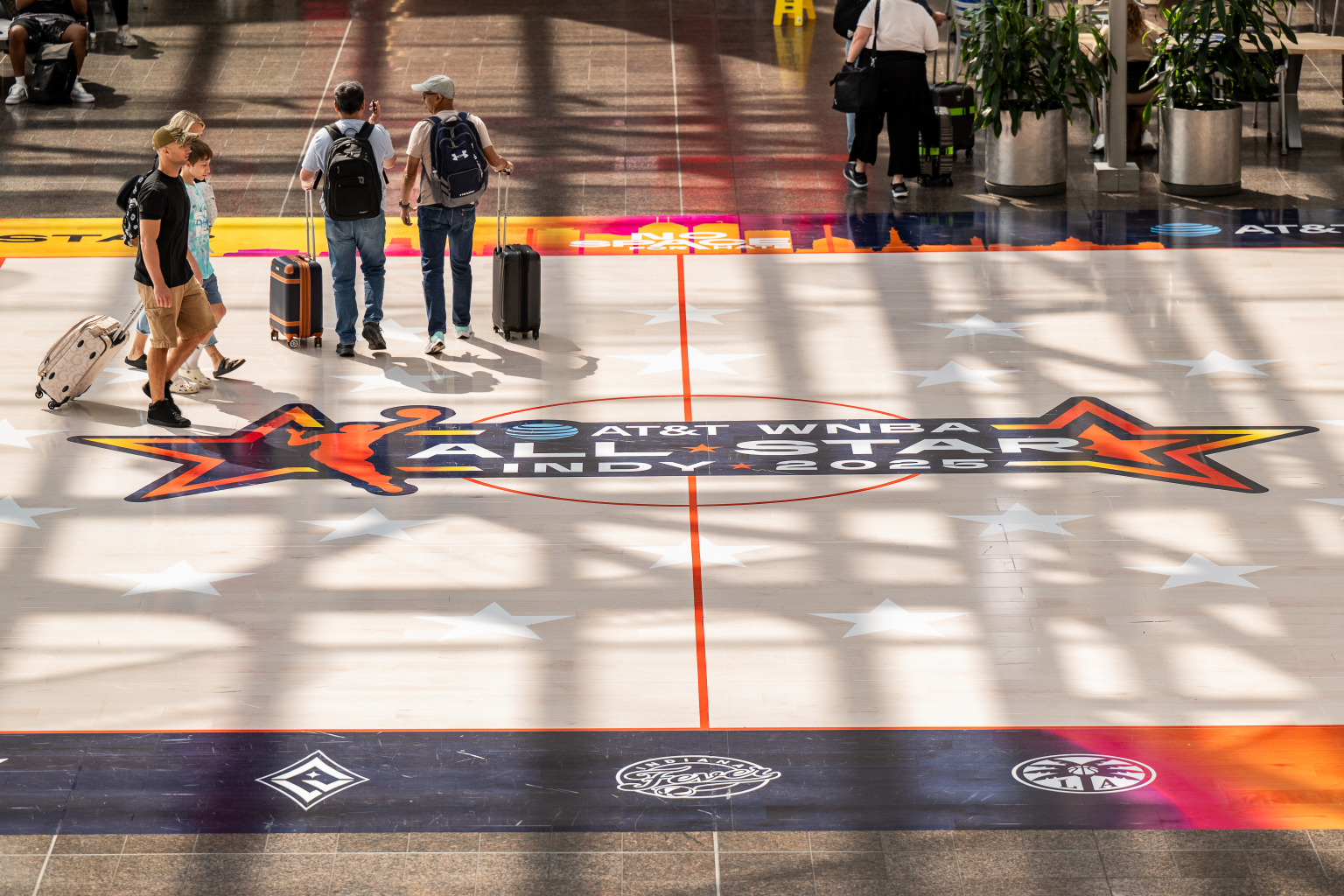 Indianapolis airport adds basketball court for WNBA All-Star ...