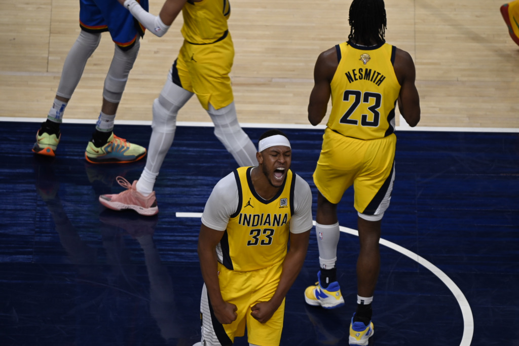 Photos: The best moments from Pacers’ win over Thunder in NBA Finals ...