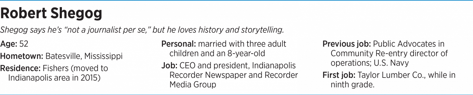 Q&A with Robert Shegog: Recorder documents Black community’s ‘victories ...