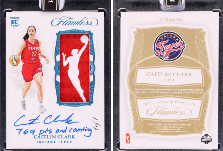 Caitlin Clark’s WNBA rookie card fetches $660,000 at auction in a ...