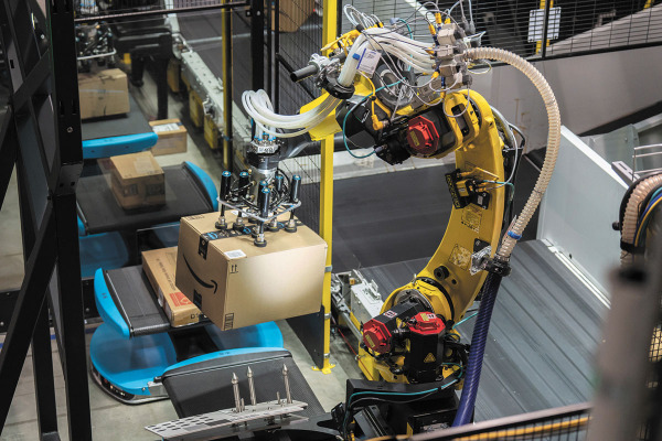 At Amazon’s Greenwood warehouse, humans and robots work side by side ...