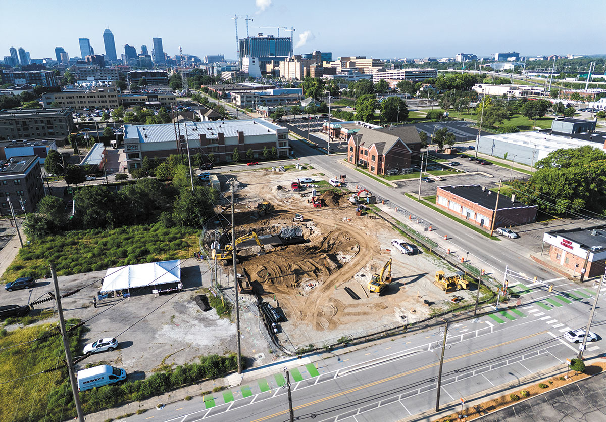 Health district takes shape ahead of IU Health hospital completion ...