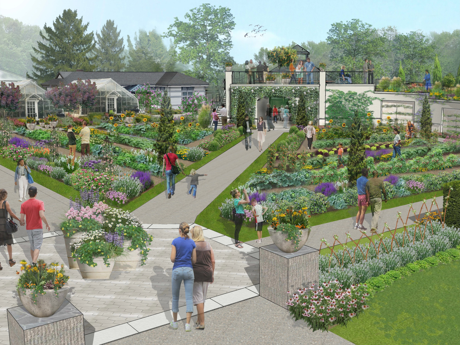 Newfields to replace parking lot with $10M flower and vegetable garden ...