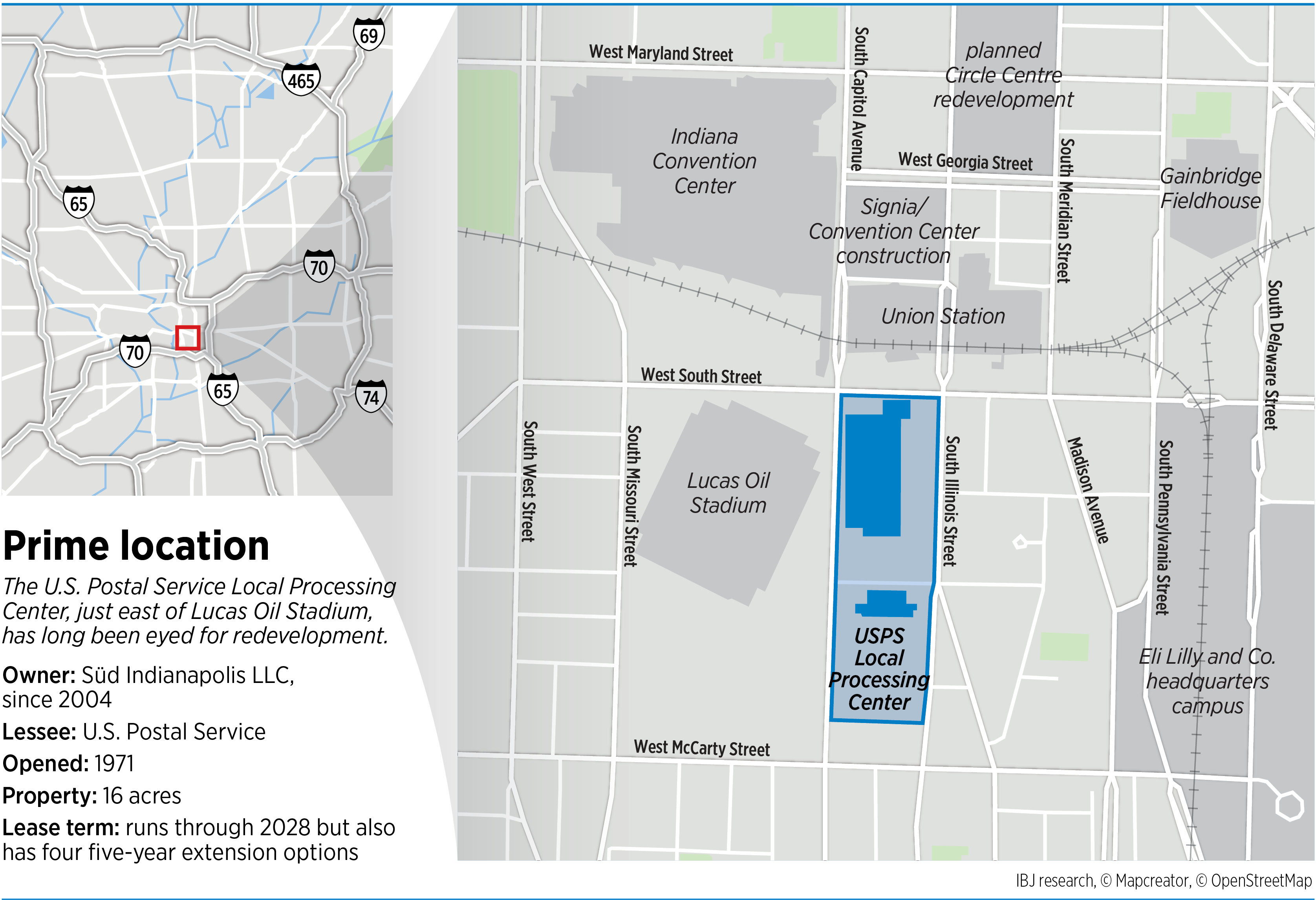 Downtown post office property once again stirs what-ifs – Indianapolis ...