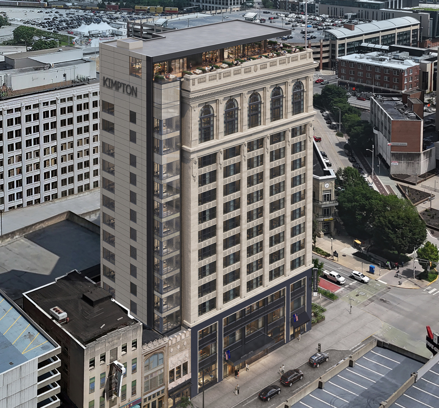 Kimpton developer eyes late 2026 opening for $110M downtown hotel ...