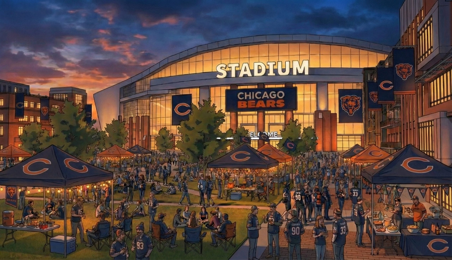 Portage pitches $5B lakefront stadium, entertainment district to ...