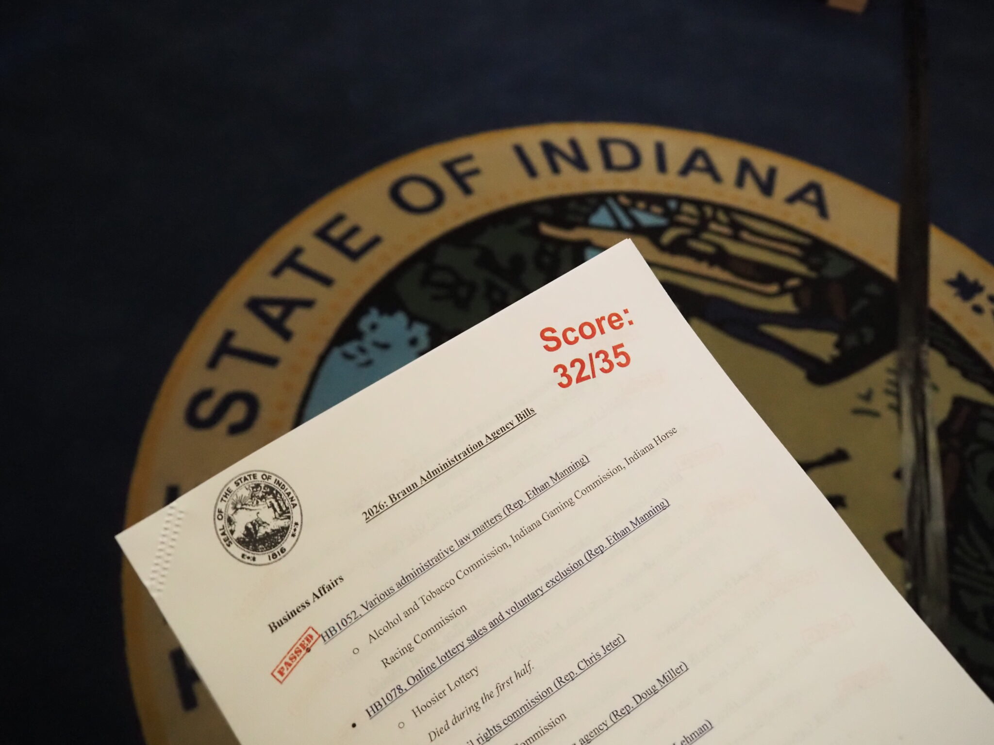 Indiana governor touts agency, agenda bill successes after session ...
