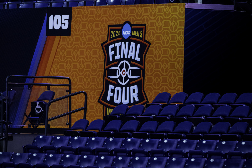 Photo gallery: Court for 2026 Final Four installed at Lucas Oil Stadium ...
