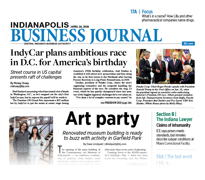 APRIL 24-30, 2026 – Indianapolis Business Journal